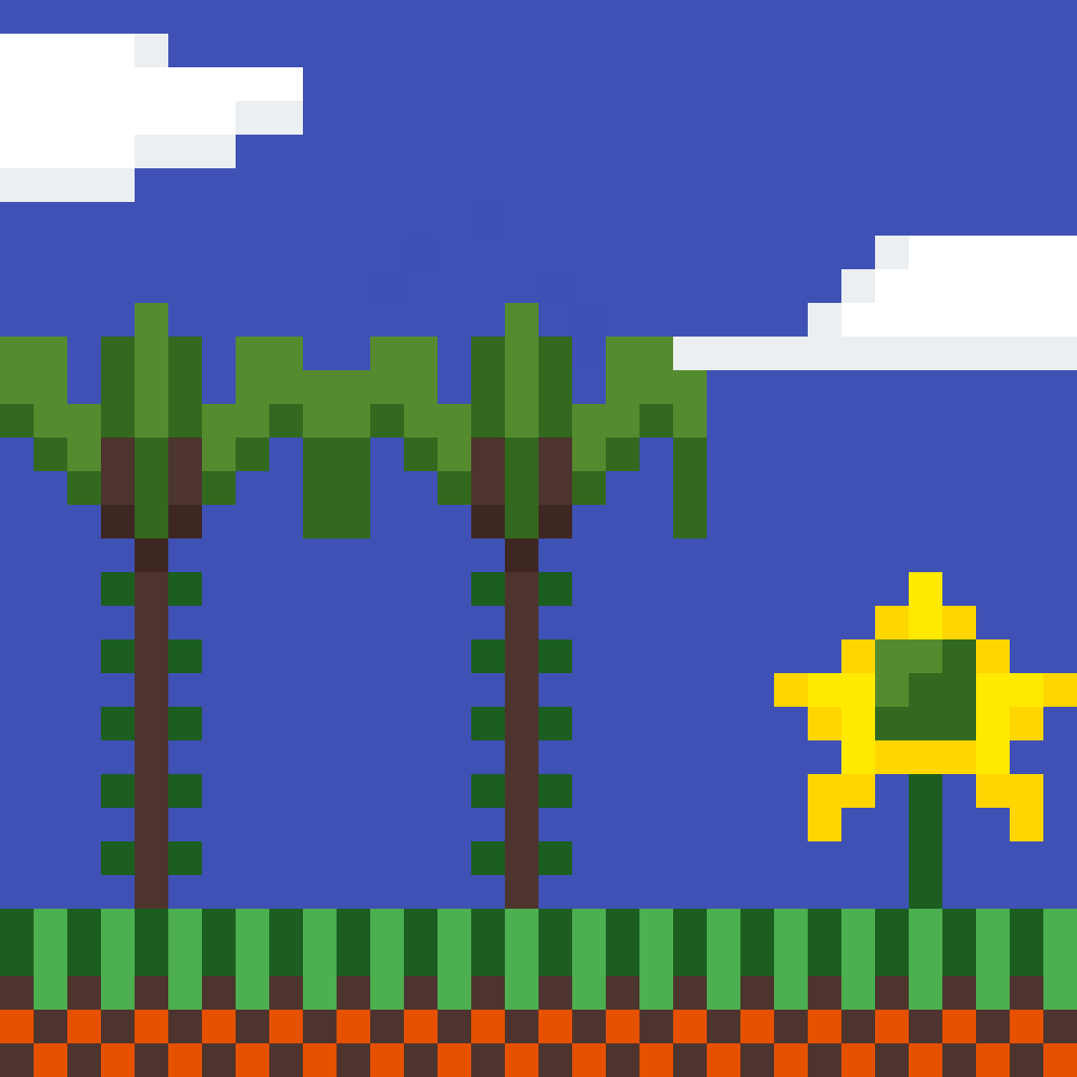 Editing Sonic Zero:Green Hill Zone - Free online pixel art drawing tool ...