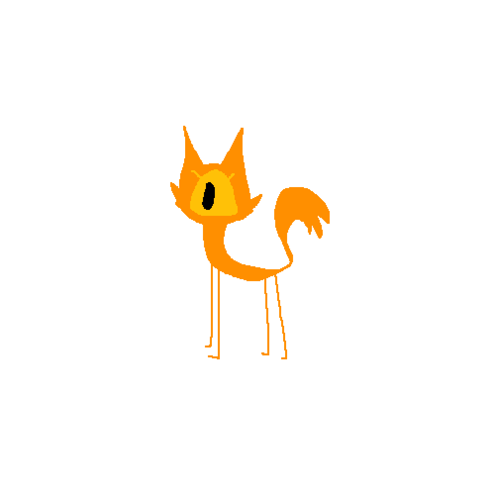 Pixilart - Fire Cat by Ice-Bell