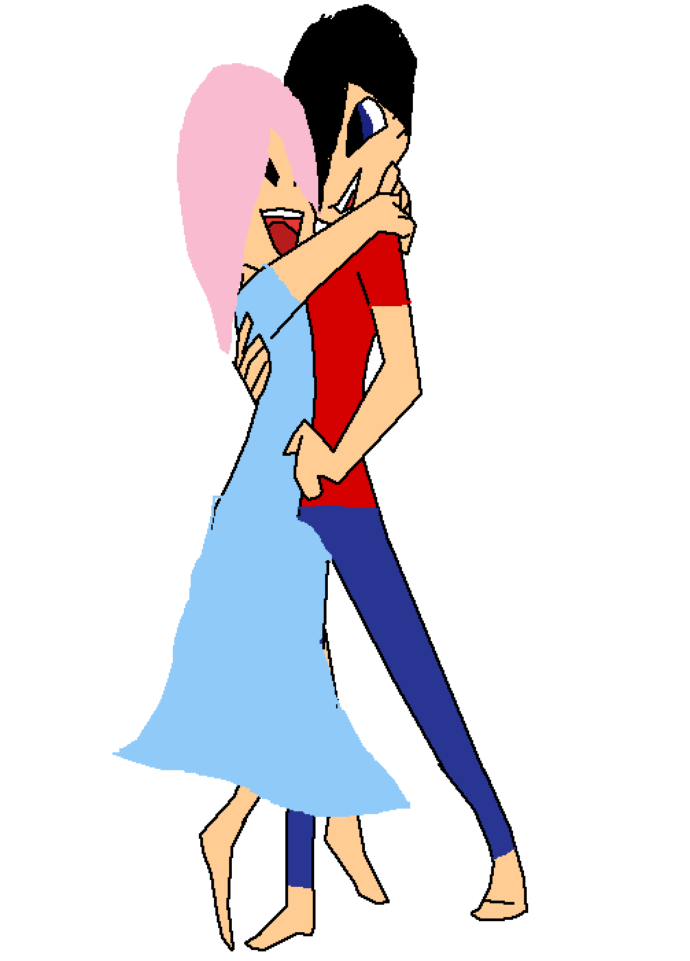 Editing Val and her bf Jake - Free online pixel art drawing tool - Pixilart