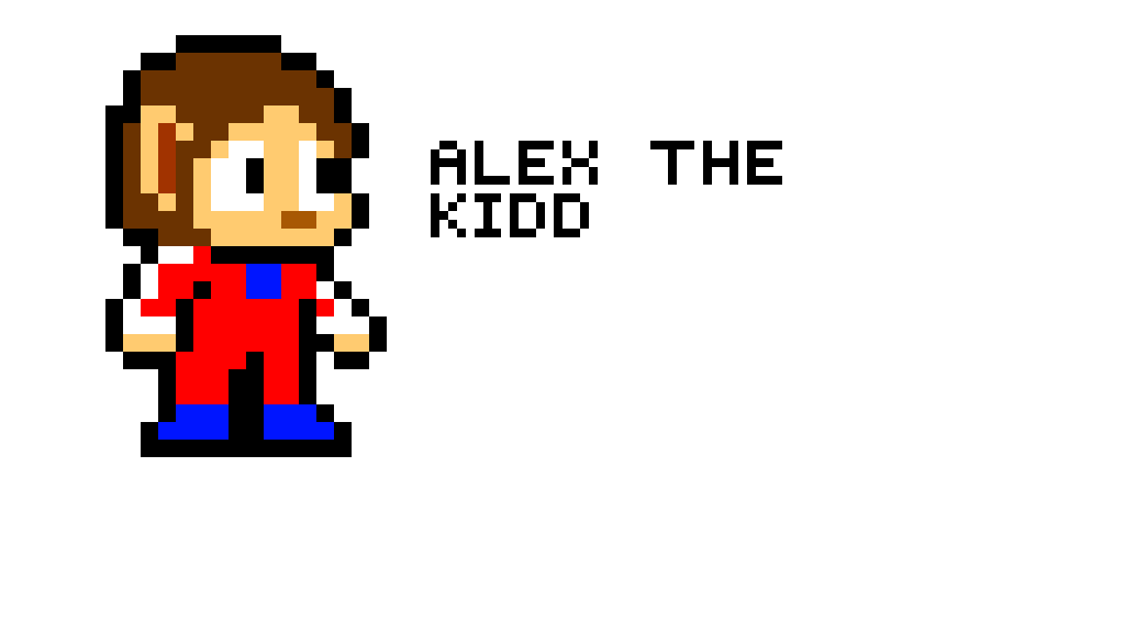 Pixilart - alex the kidd by TheCEmperor