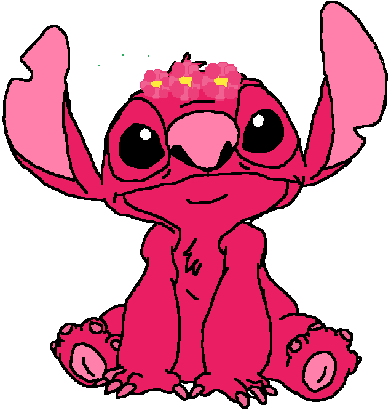Pixilart - pink stich by pinkstich1784