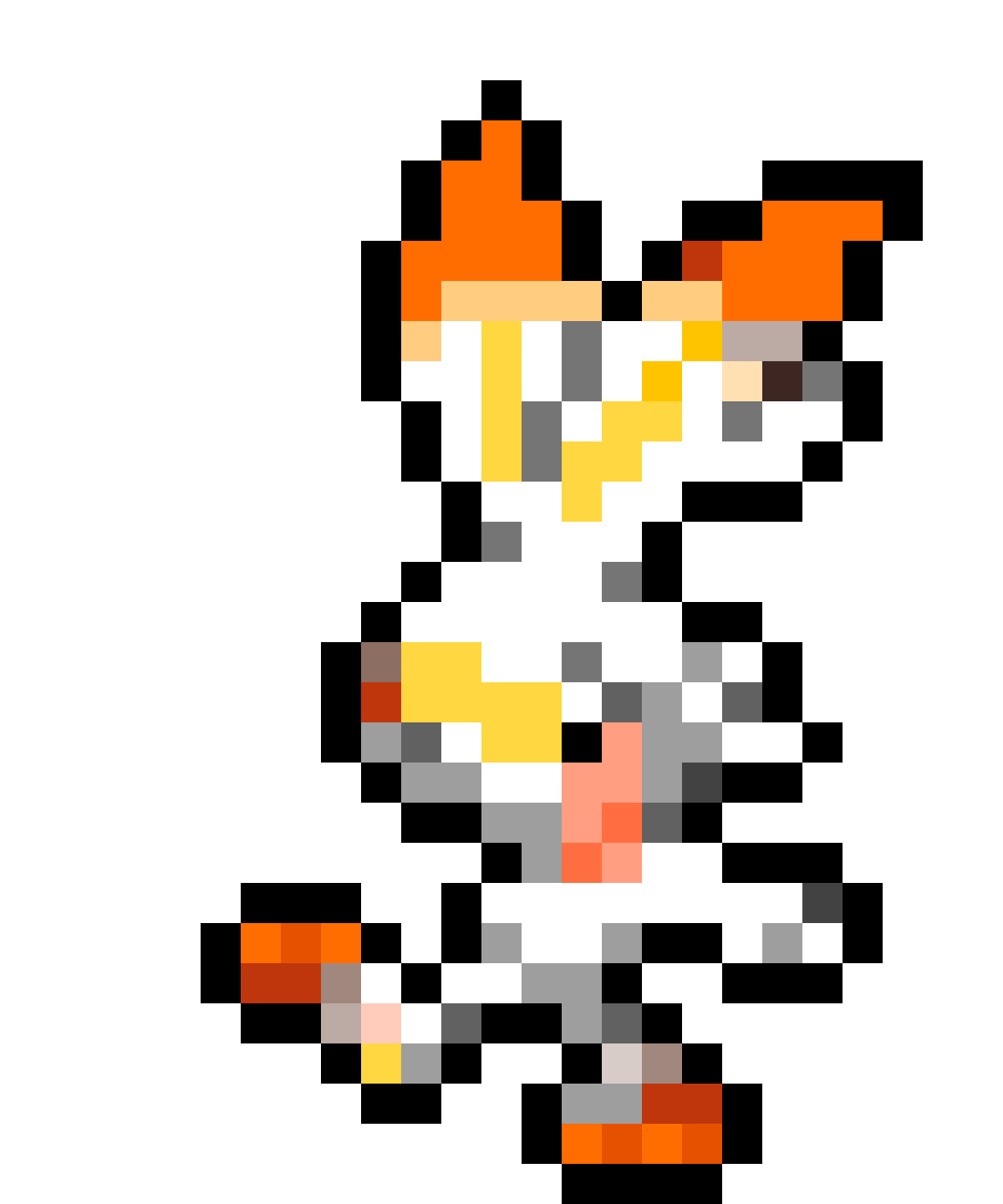 Pixilart - Scorbunny sprite by Help-oh-well