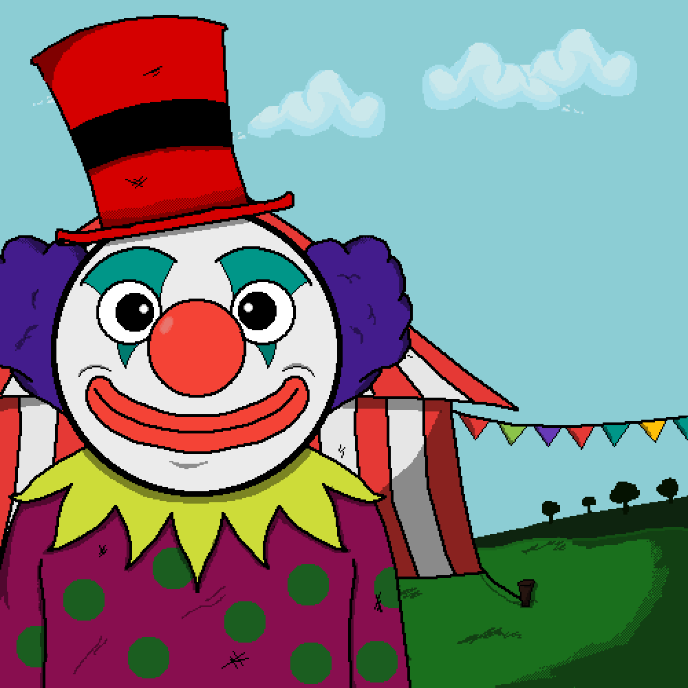 Pixilart - happy clown by Augustus