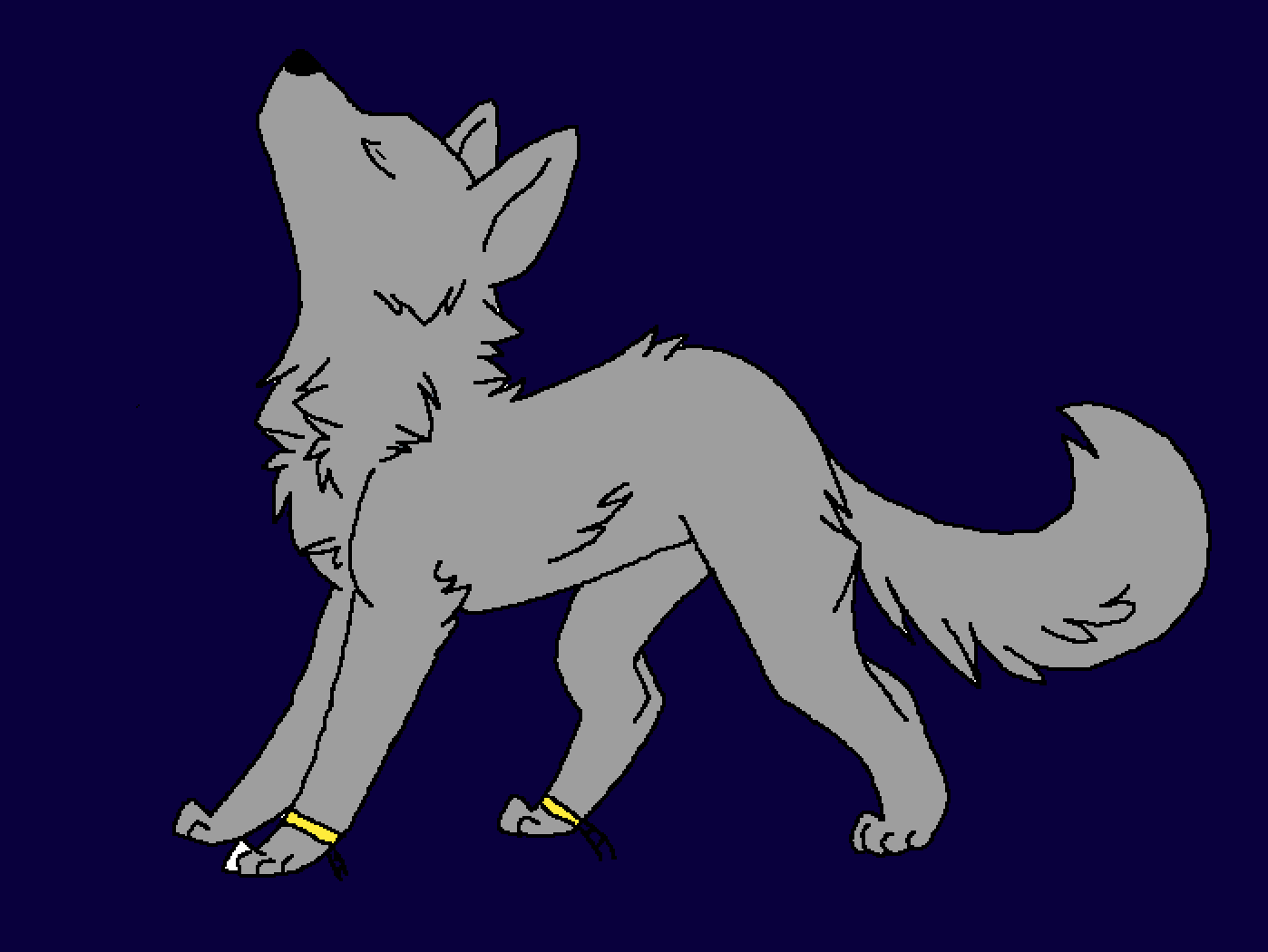 Pixilart - a wolf transforming by southsidepitbul