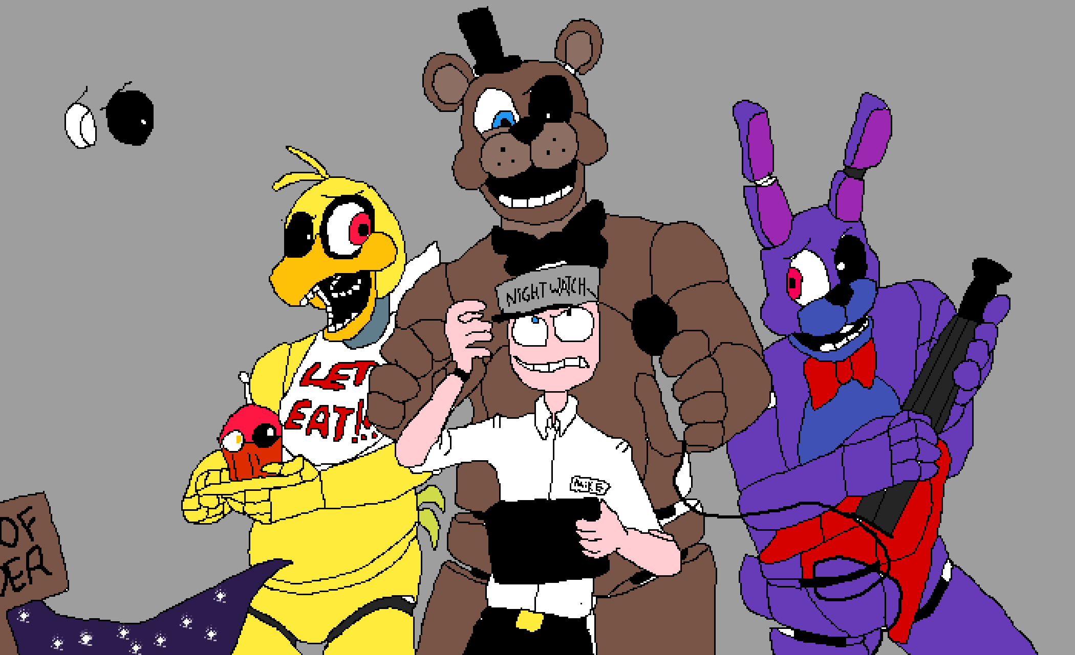 Editing FNAF - Free online pixel art drawing tool - Pixilart