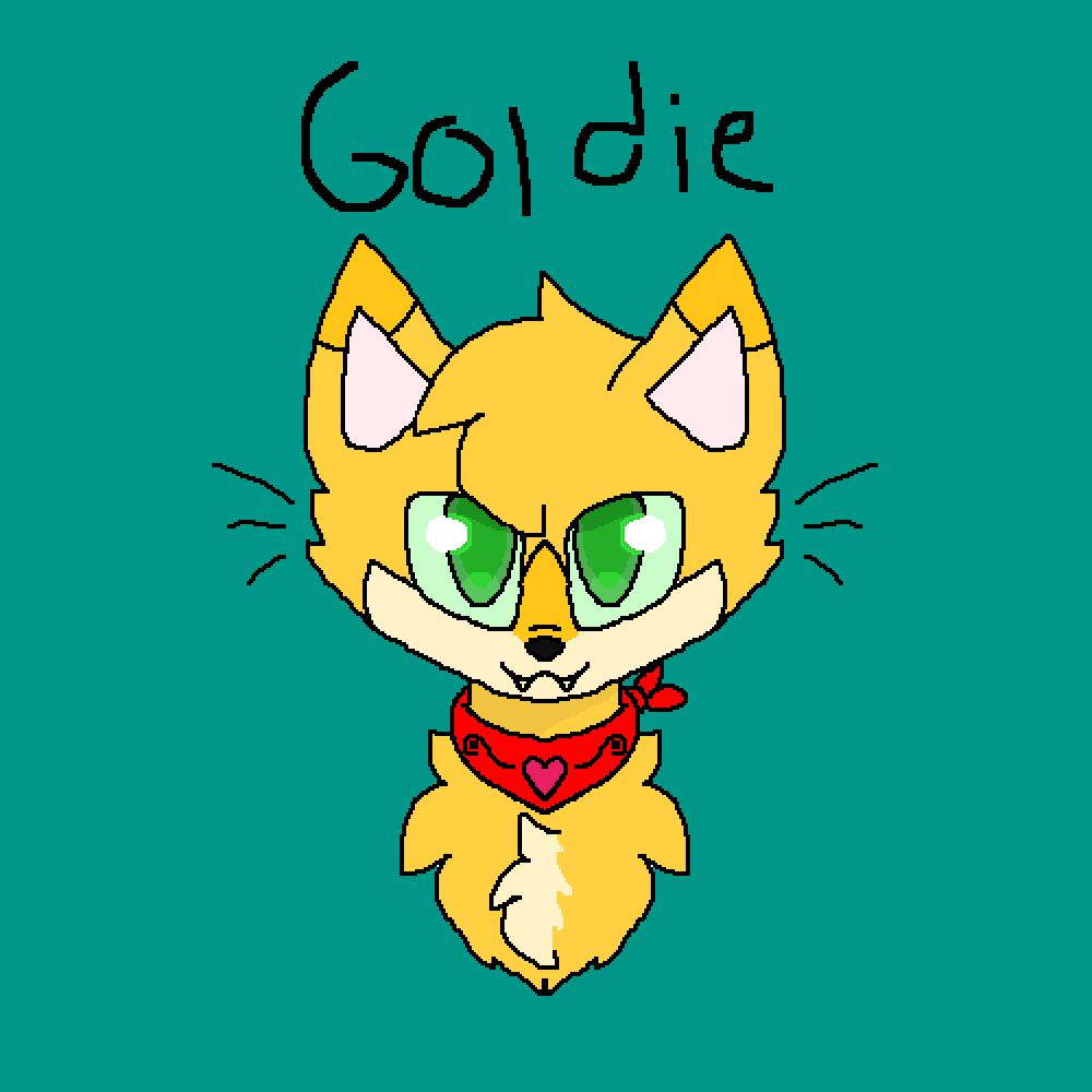 Pixilart - Goldy by CUTEkittenGIRL