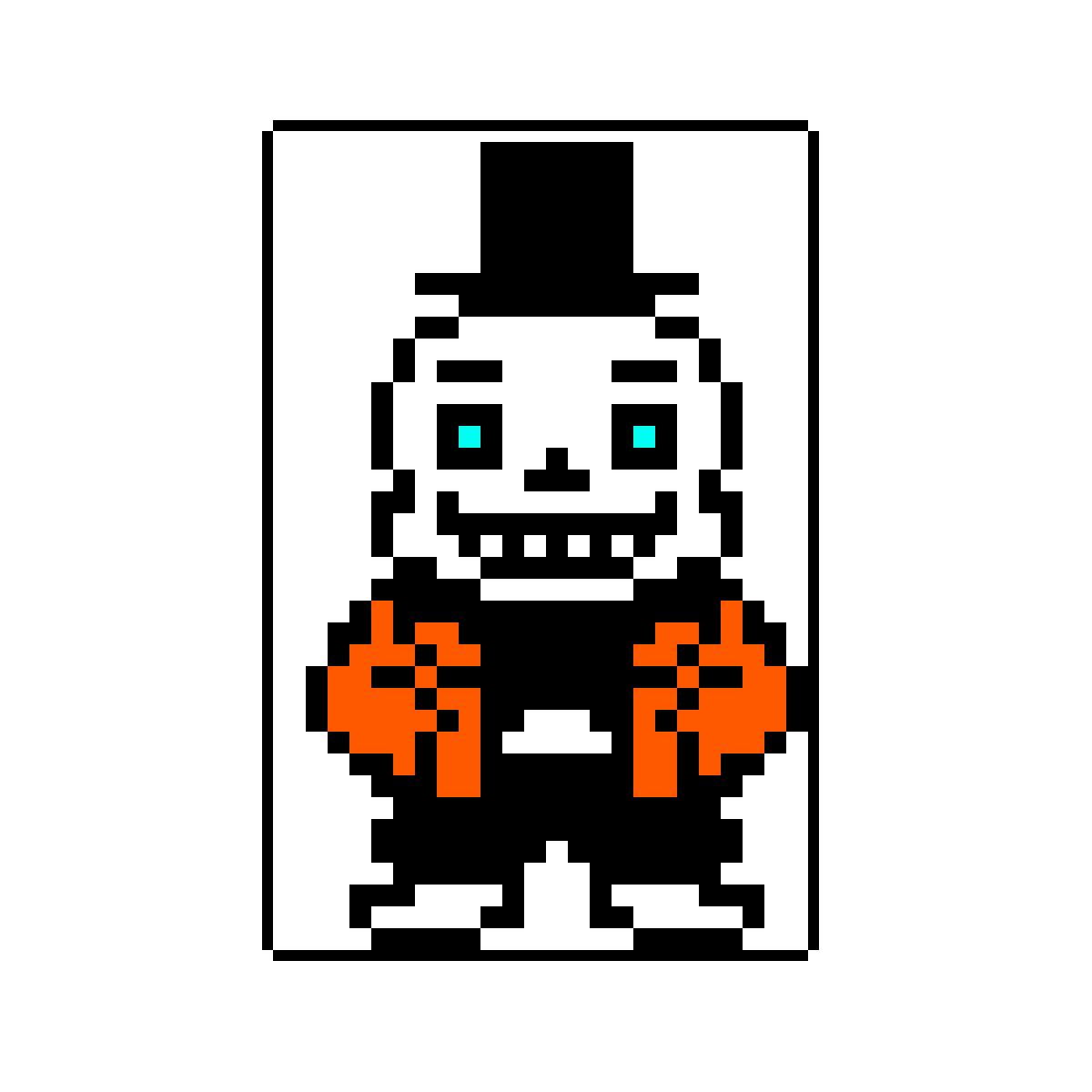 Pixilart Sans With Top Hat By Freland
