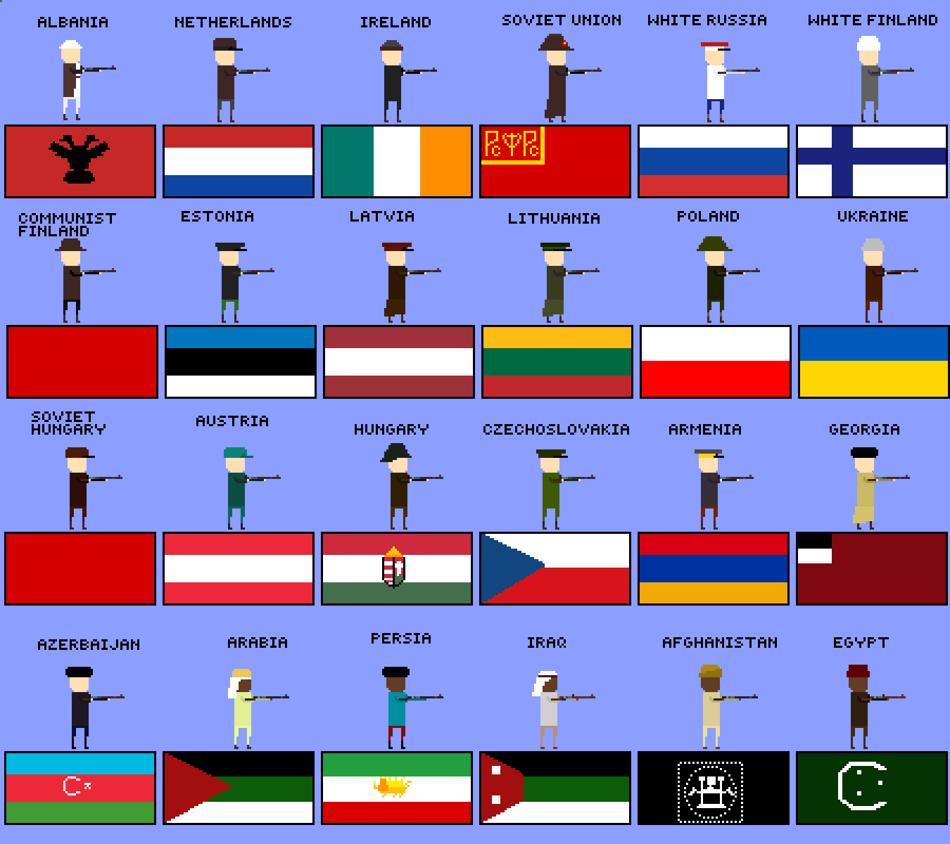 Pixilart - flags n soldiers ww1 pt2 by Pvt-Katyusha