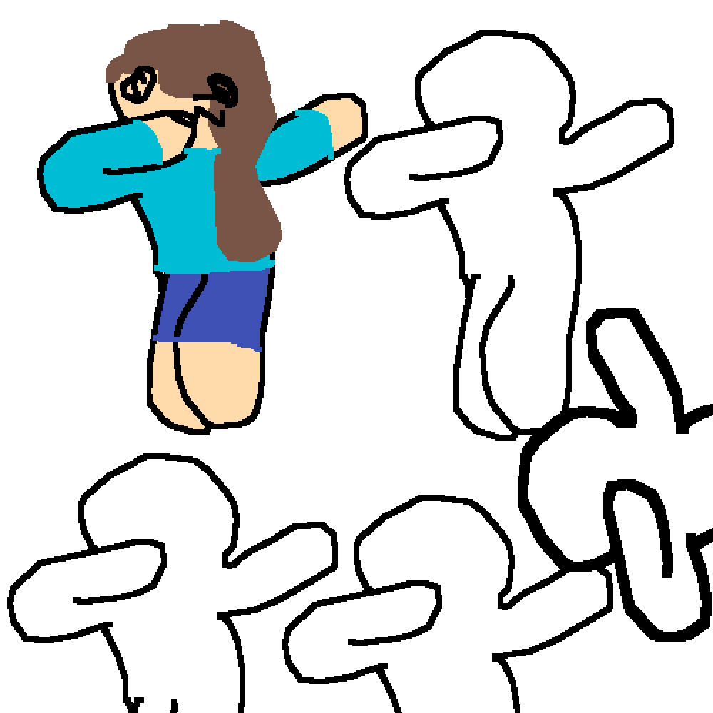 Pixilart - DAB COLLAB by epicpixels