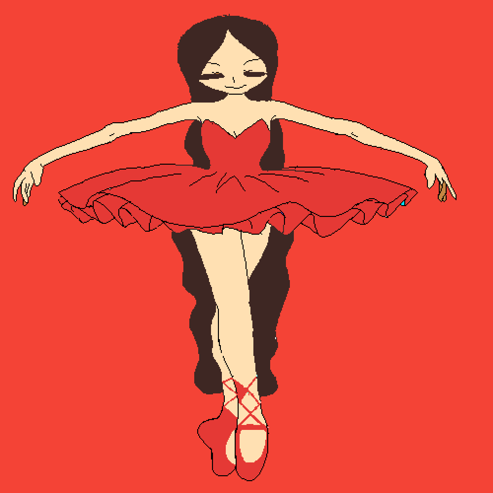 Editing Ballerina - Free online pixel art drawing tool - Pixilart