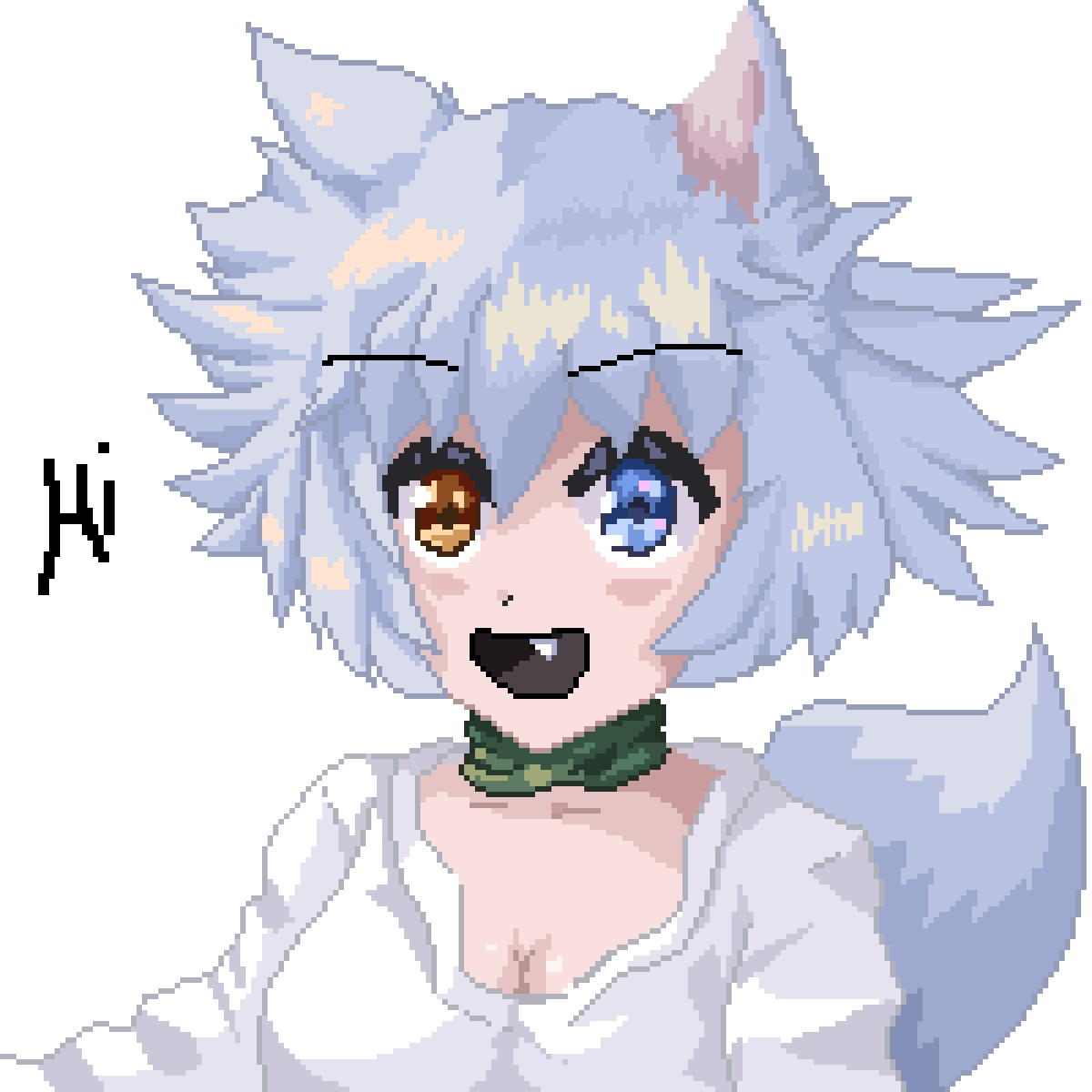 Pixilart - wolf chan UwU by Cat-gendo