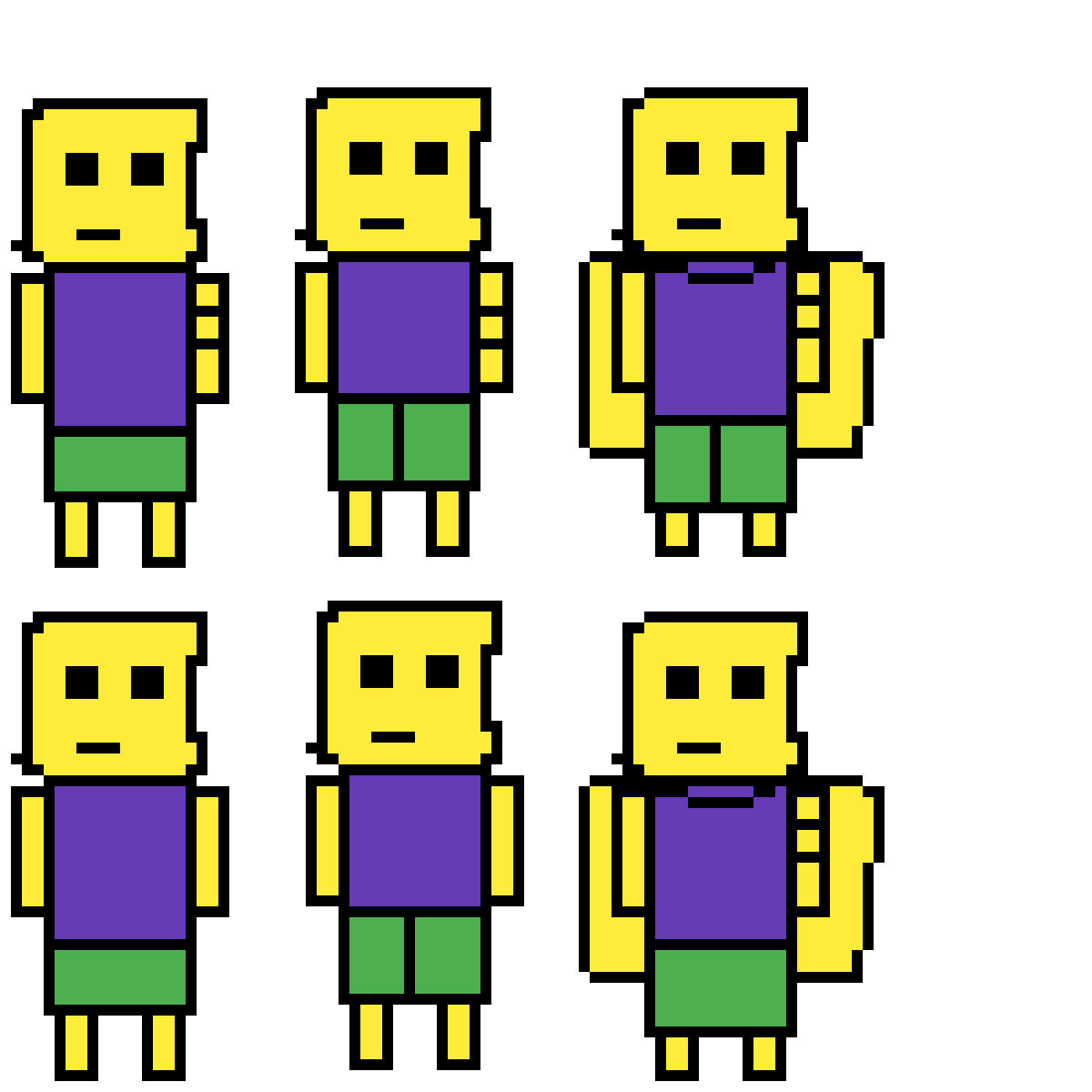 Editing roblox peeps - Free online pixel art drawing tool - Pixilart