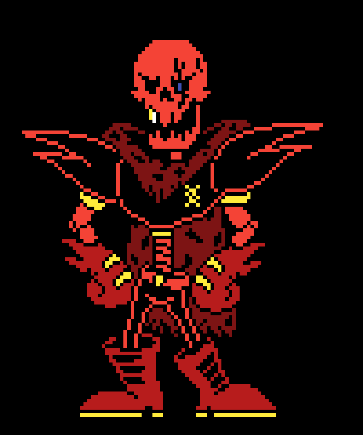 Pixilart - DeeperFall papyrus by fusion12345