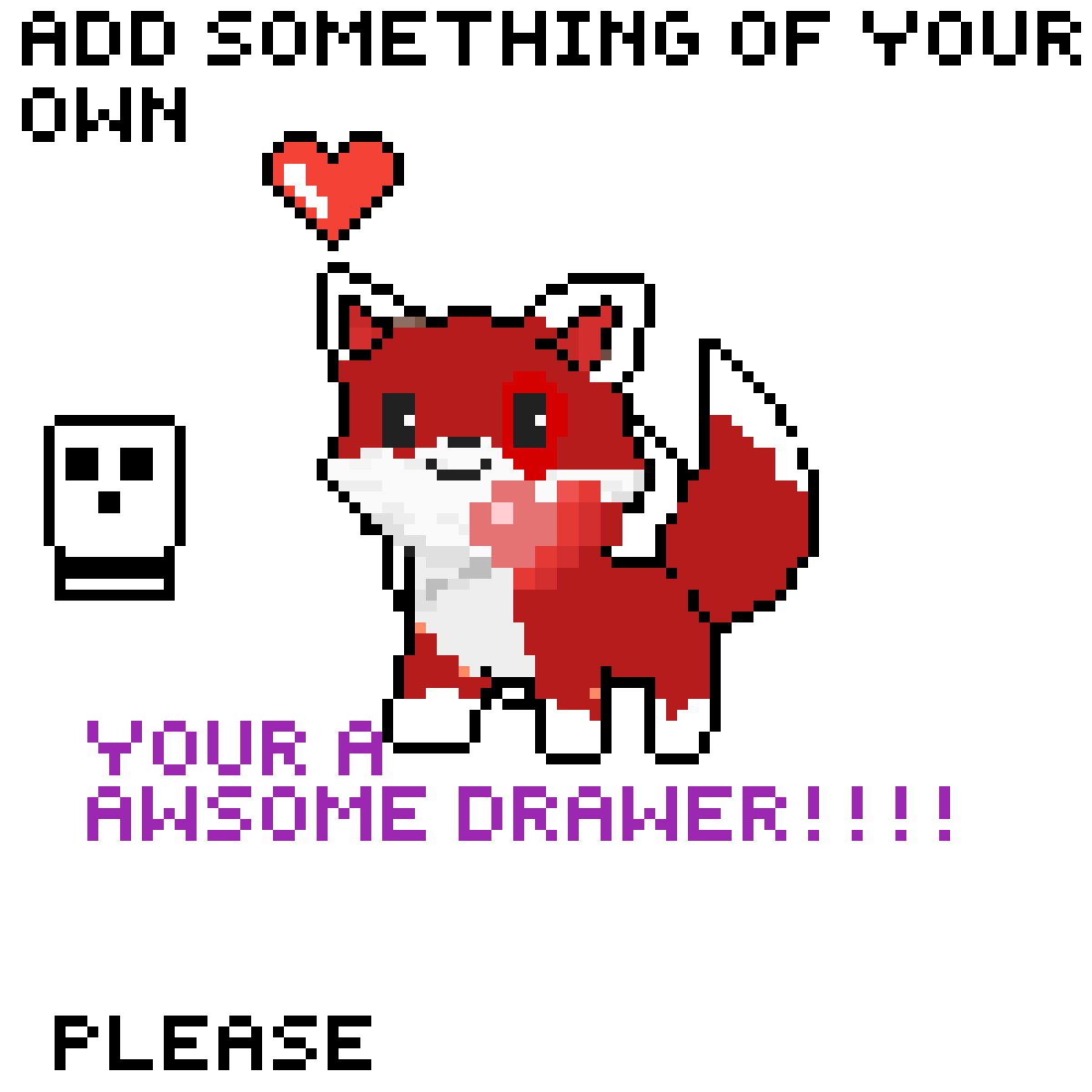 Editing todoroki as fox - Free online pixel art drawing tool - Pixilart