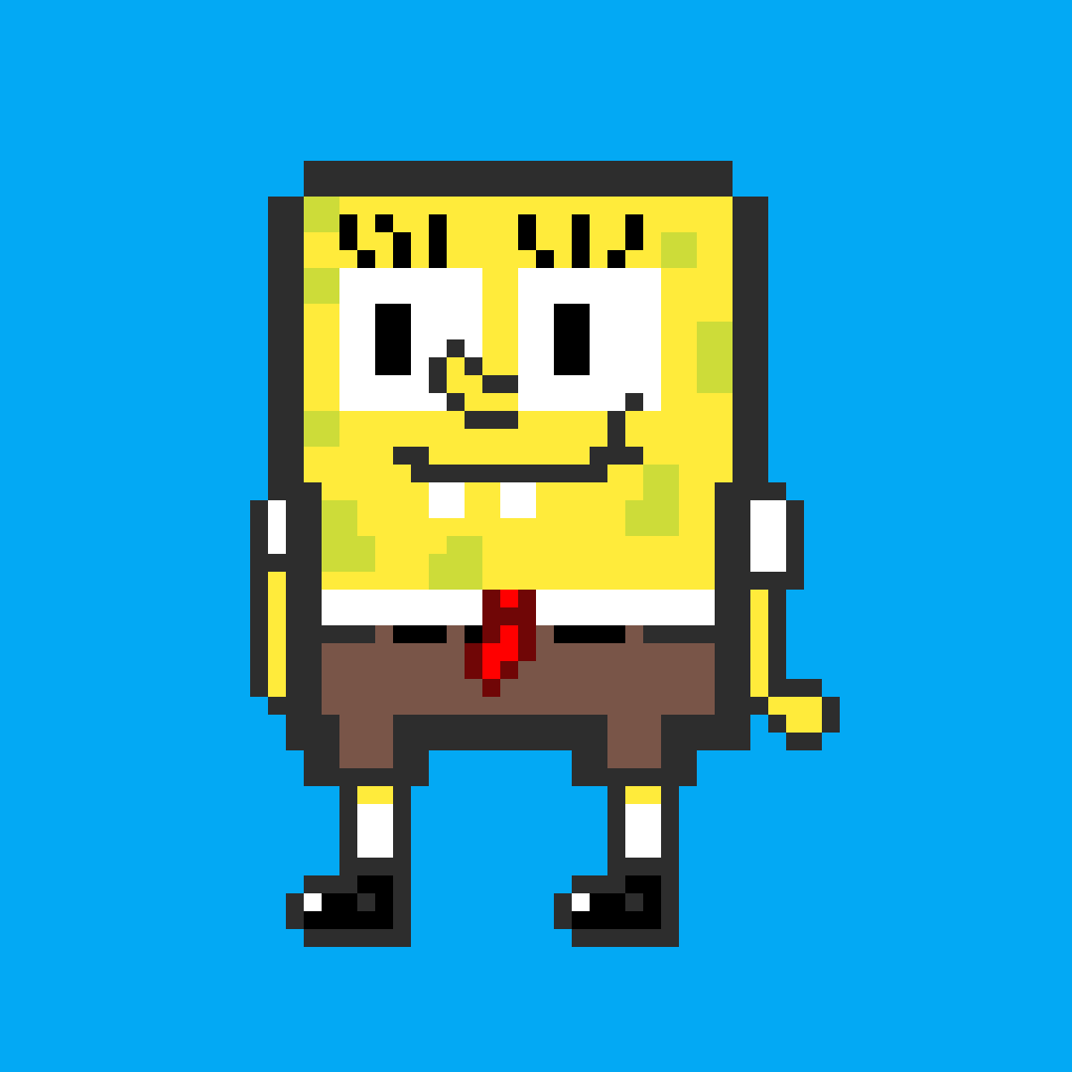 Pixilart - spongebob by vovchik