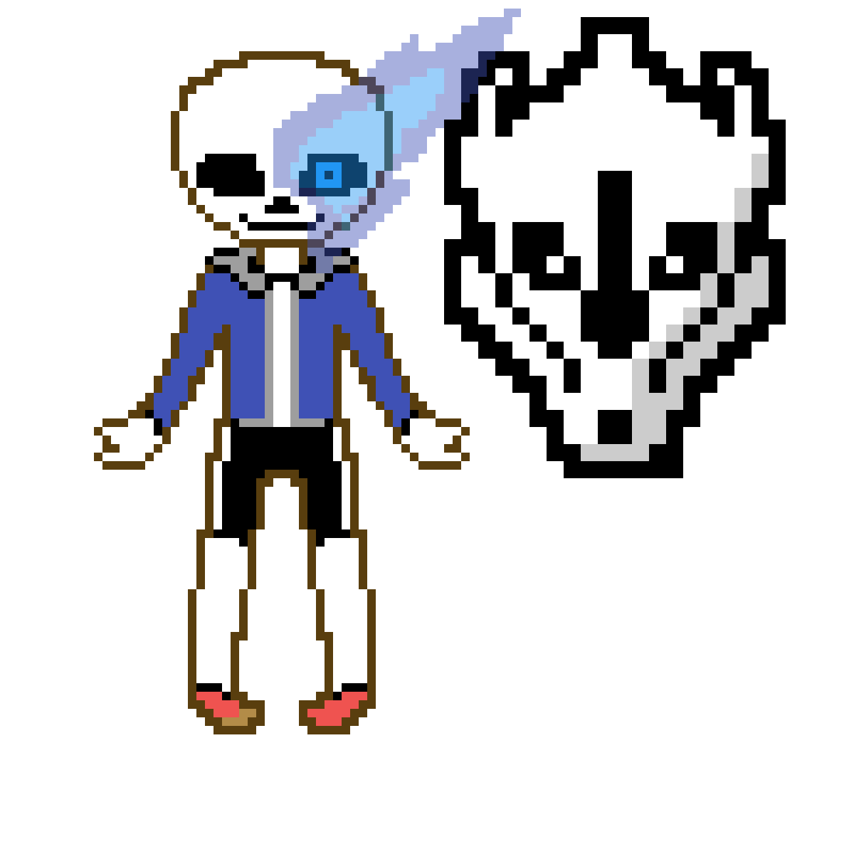 Pixilart - power sans by fusion12345