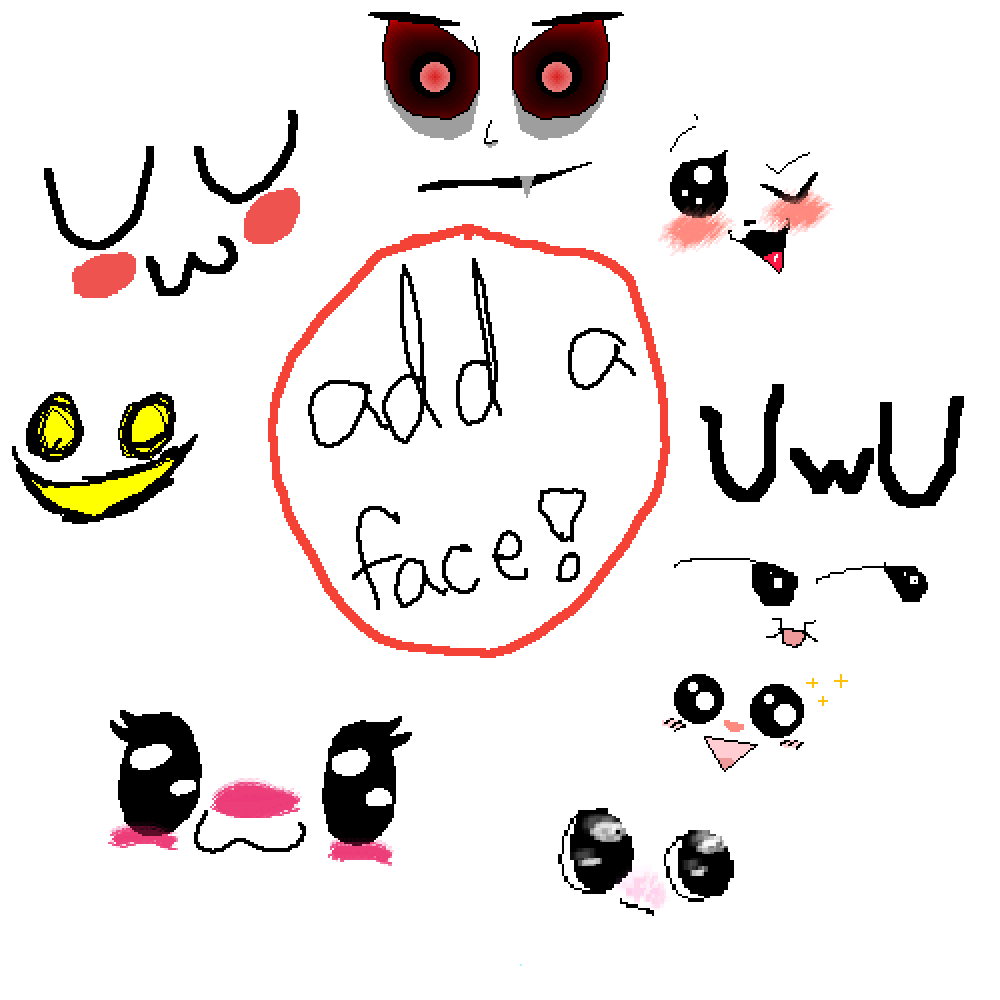 Editing add a face - Free online pixel art drawing tool - Pixilart