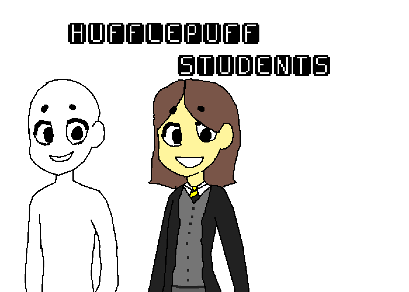 Editing Hufflepuff Students - Free online pixel art drawing tool - Pixilart