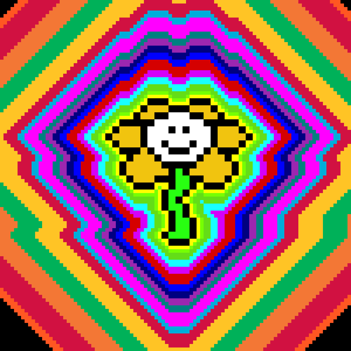 Pixilart - big boi flowey by nathan-takenboy