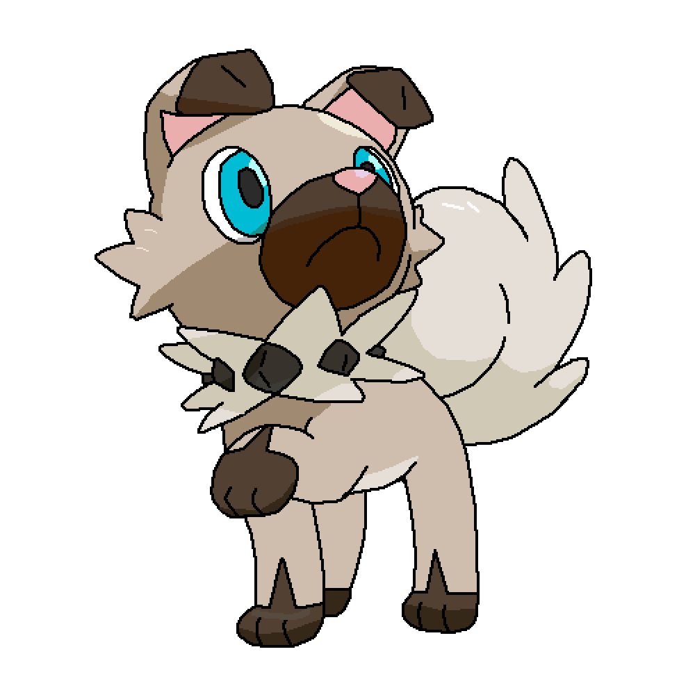Editing Rockruff - Free online pixel art drawing tool - Pixilart
