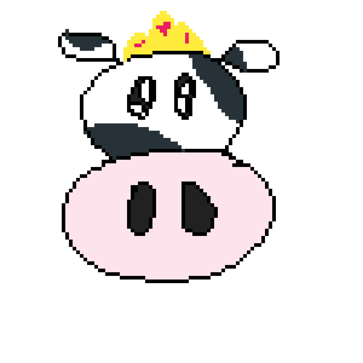 Pixilart - Princess cow by Blobfishlover