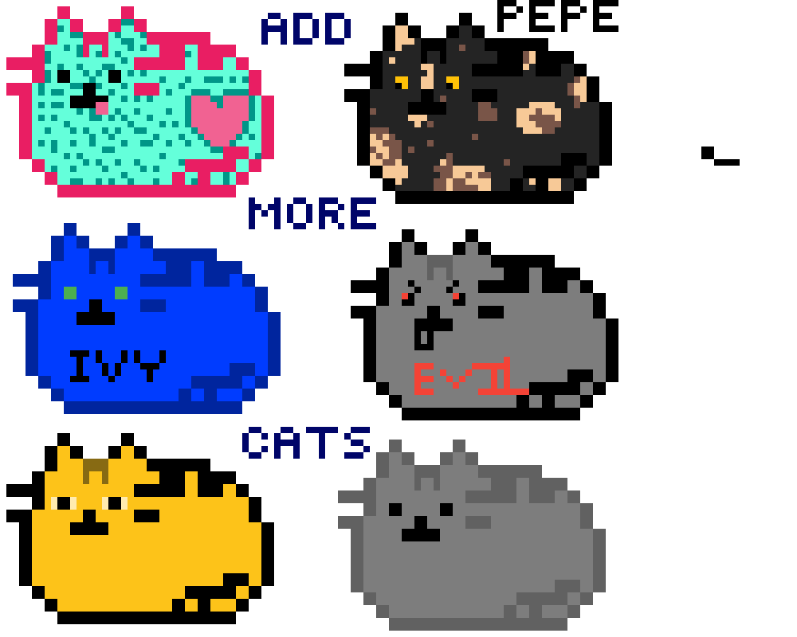 Pixilart - Evil pusheen by mellocatt09