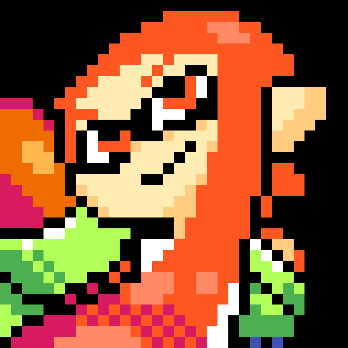 Pixilart - Inkling Girl Icon by Anonymous