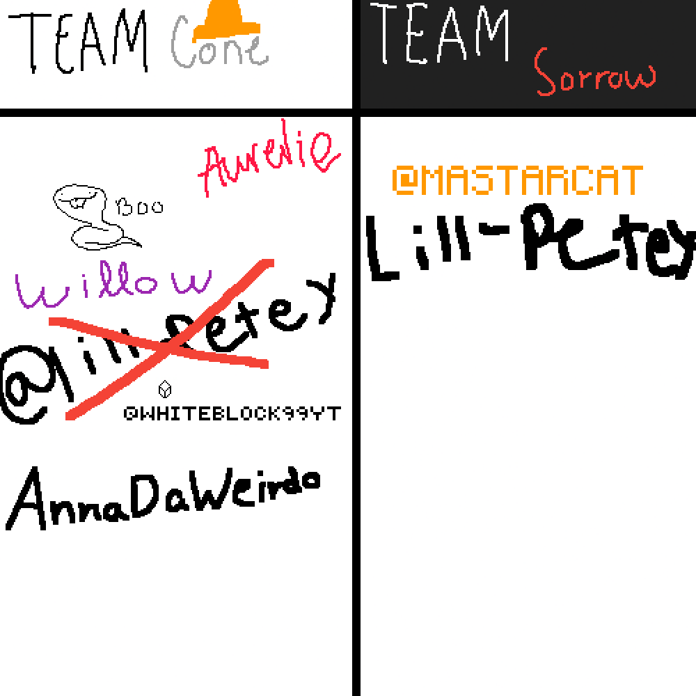 Pixilart - Choose your team by RoseFromTitanic