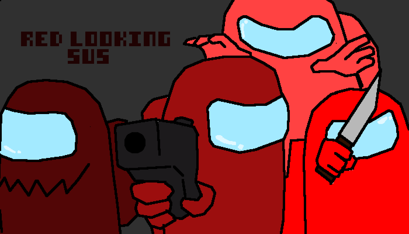 Pixilart - red looking sus by Dv61xOMKnAU83Wz