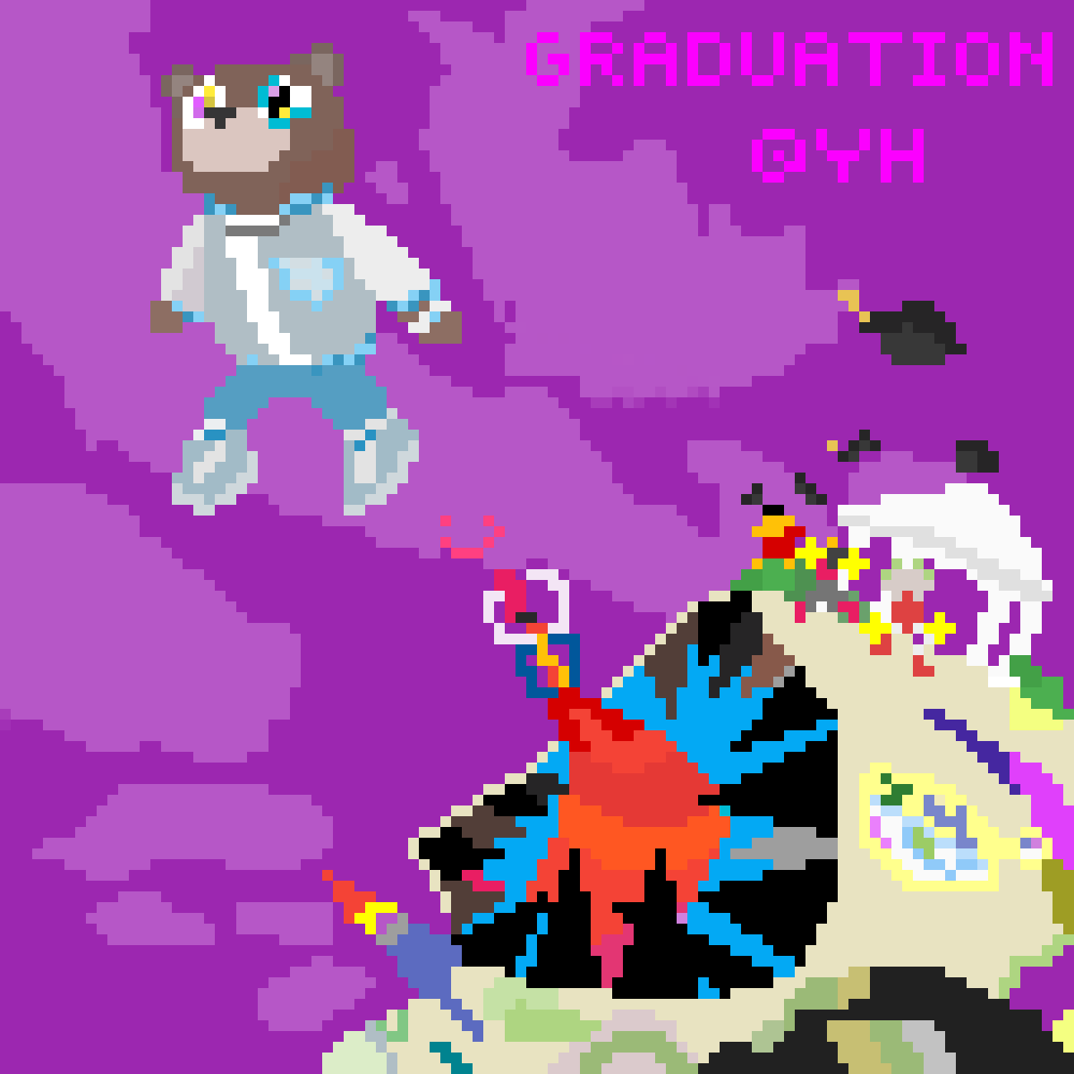Pixilart - Graduation by YeezyHivemind