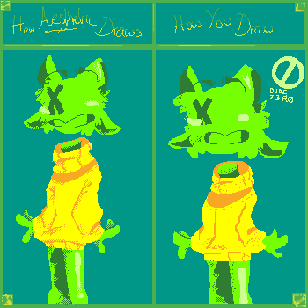 Pixilart - Aesthetic collab by DUDEZ3RO