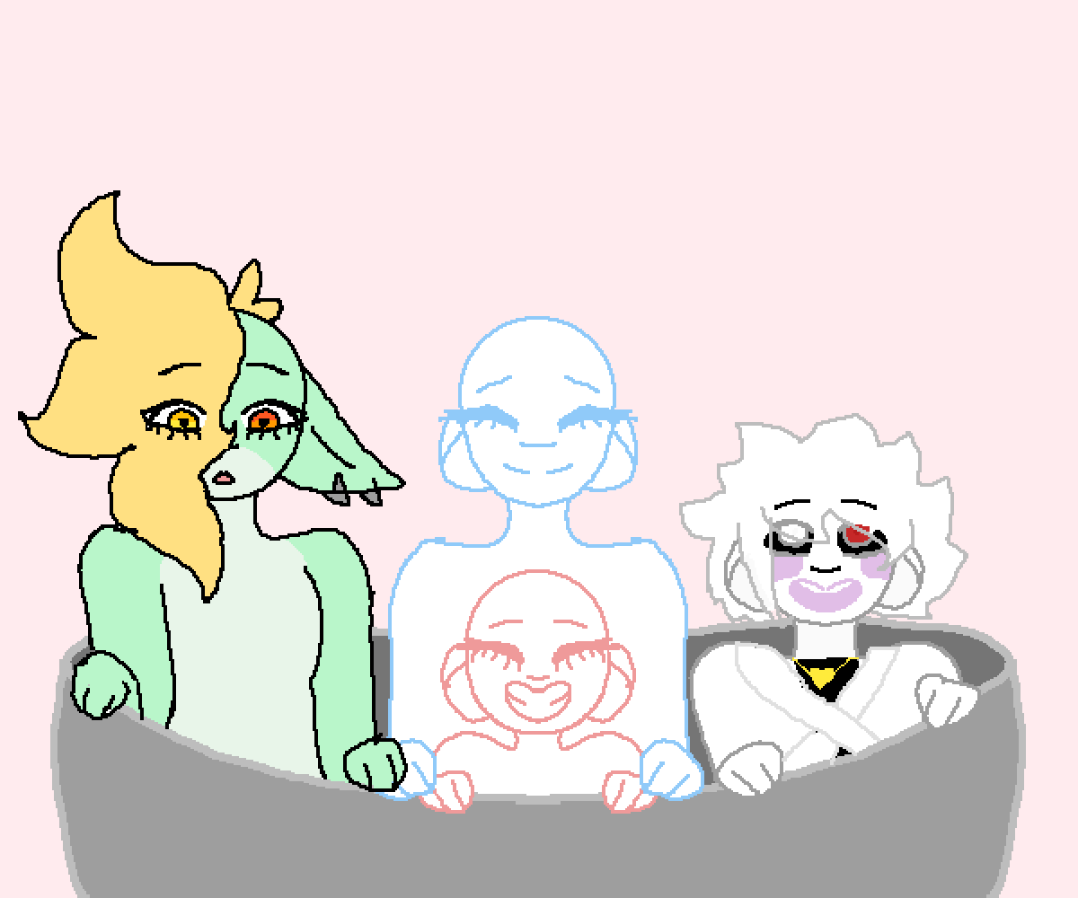 Pixilart - Cross Chara eee by AnimeGacha12234