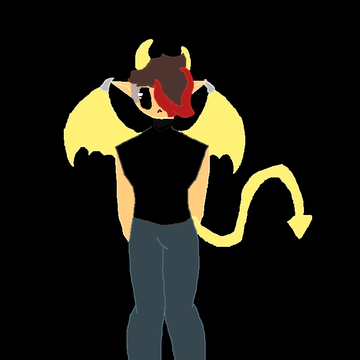 Pixilart - demon elf cleo by MooMoocloud