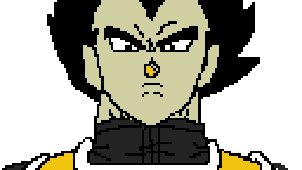 Editing FnF Base Vegeta - Free online pixel art drawing tool - Pixilart