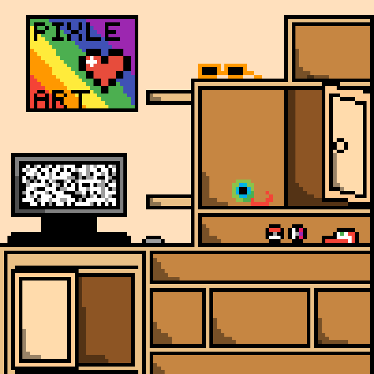 Editing Computer room colab - Free online pixel art drawing tool - Pixilart