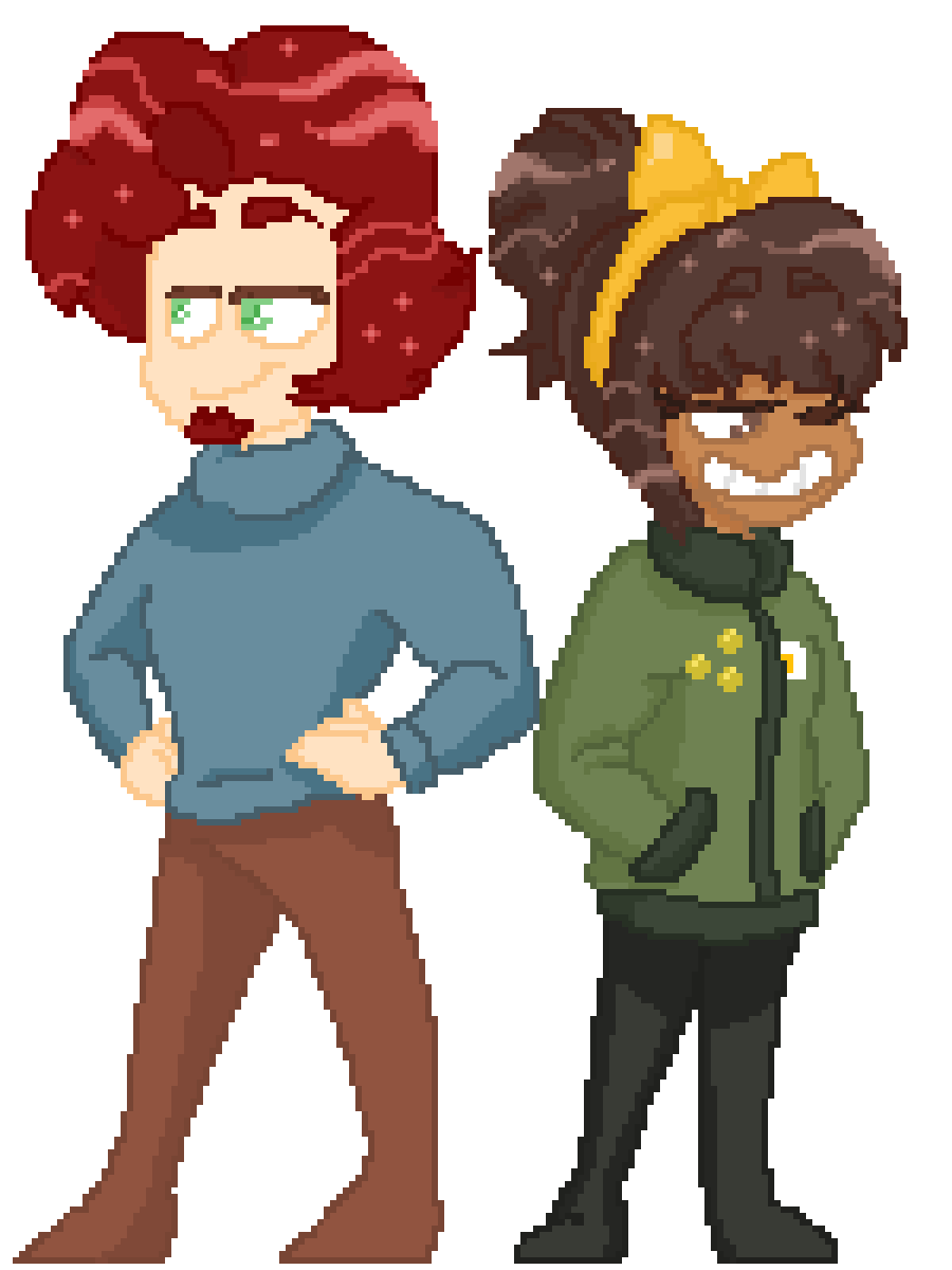 Pixilart - dad and daughter uwu by Doctorcn