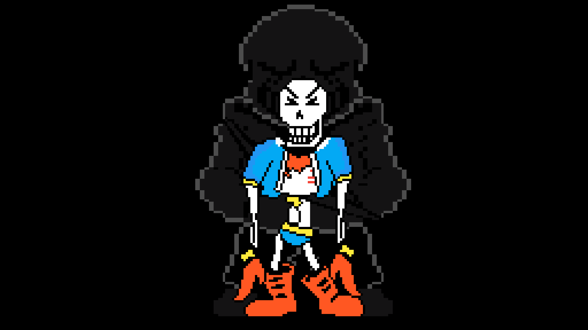 Pixilart - disbelief pap 2 point 5 by BlueboxDude