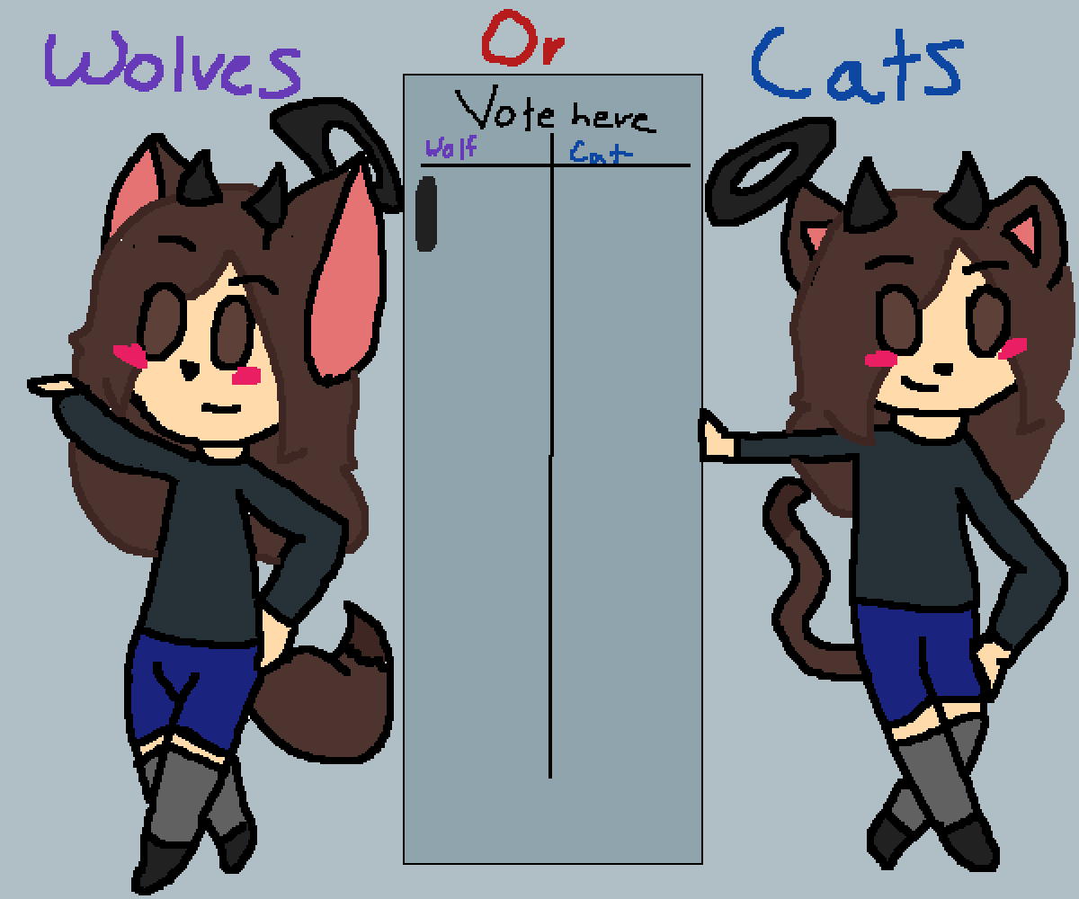 Editing wolf or cat chu choose! - Free online pixel art drawing tool ...