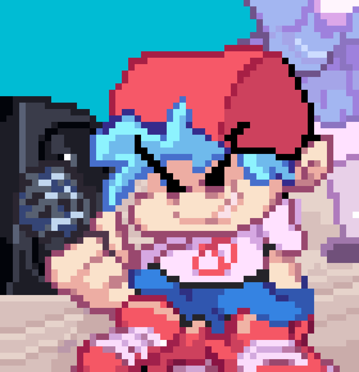 Edición fnf pixel - Herramienta gratuita de dibujo en línea de pixel ...