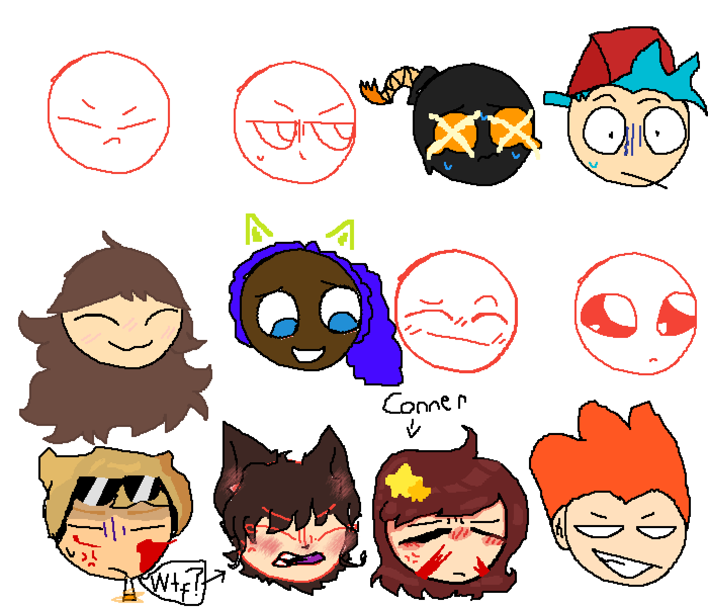 Pixilart - pico school oc by In-Da-internet