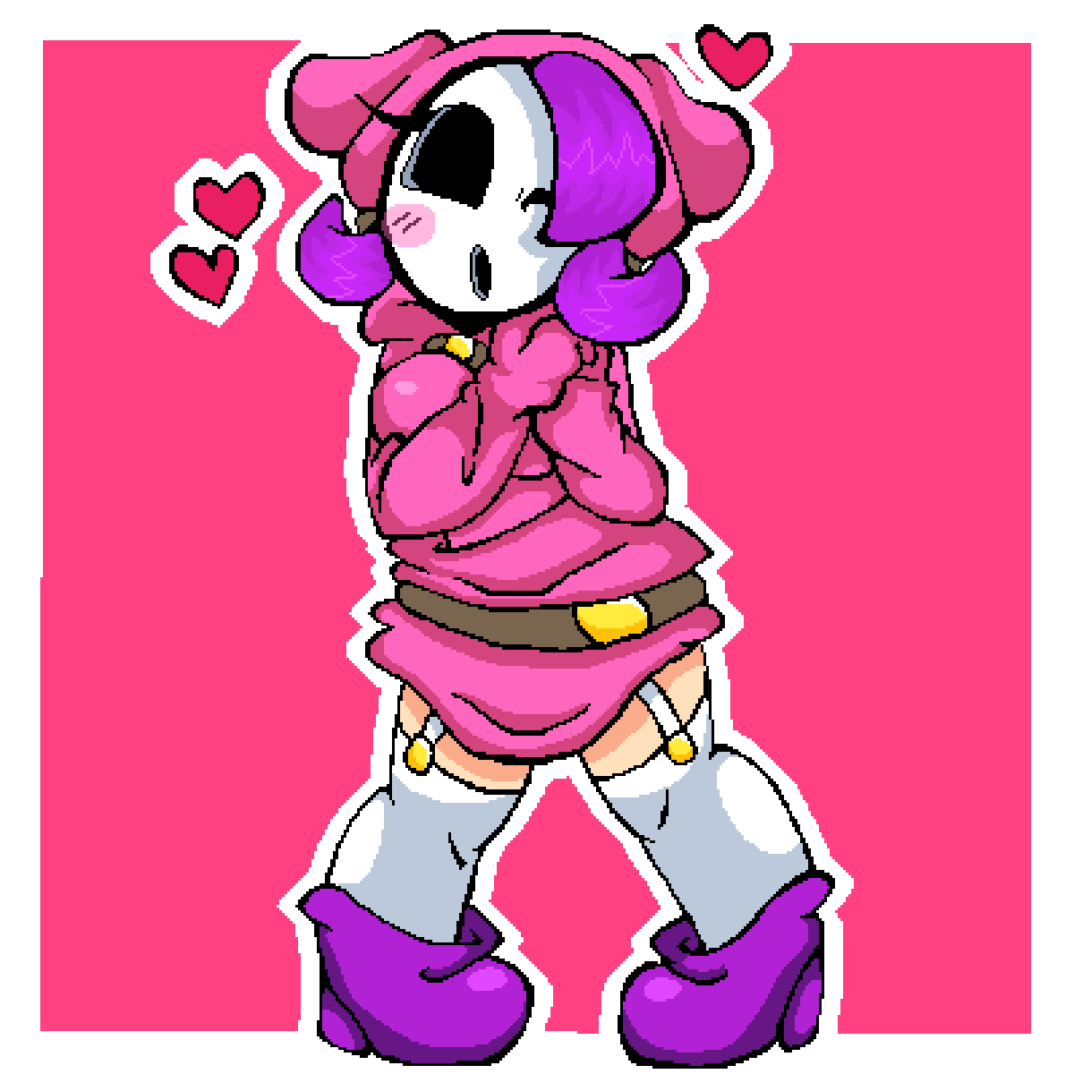Pixilart Shy Gal Pink By Toasterstrudle 6291