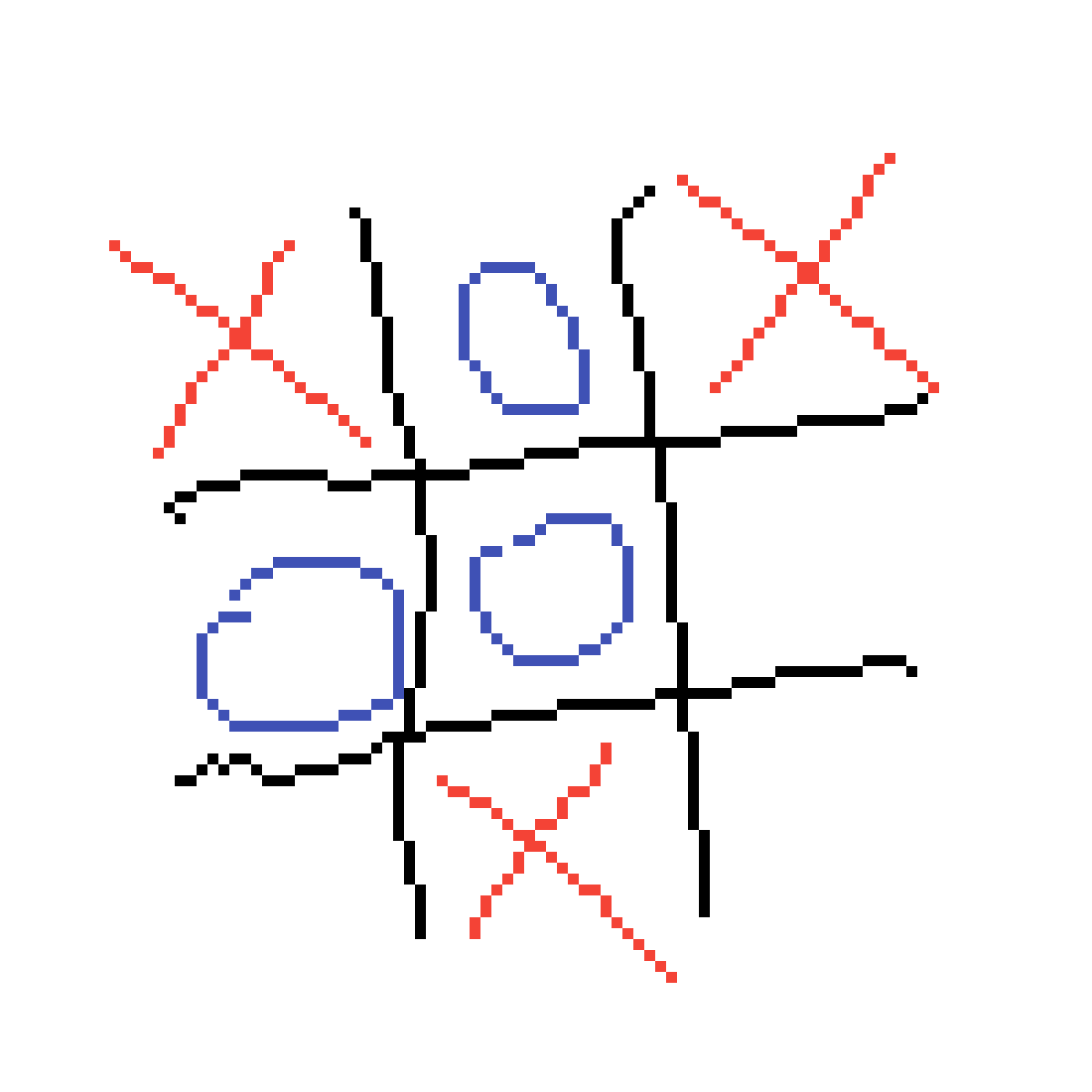 Pixilart - Tic tac toe by Child-of-Russia
