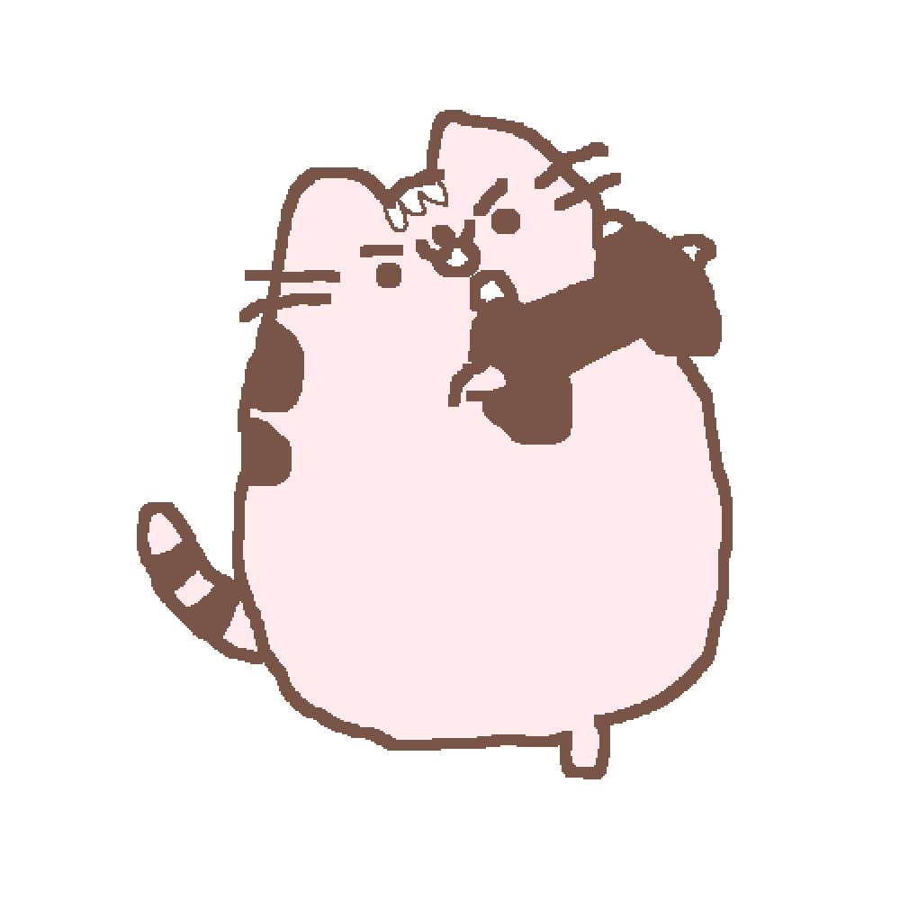 Pixilart - Pusheen by ena-cream