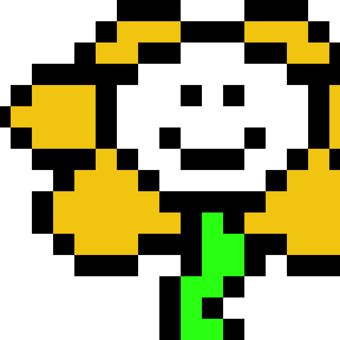 Editing very big flowey - Free online pixel art drawing tool - Pixilart