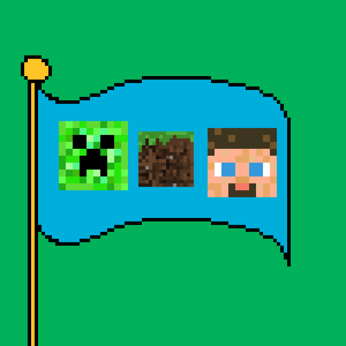 Editing minecraft flag - Free online pixel art drawing tool - Pixilart
