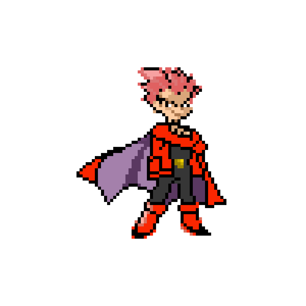 Editing pokemon trainer lance - Free online pixel art drawing tool - Pixilart