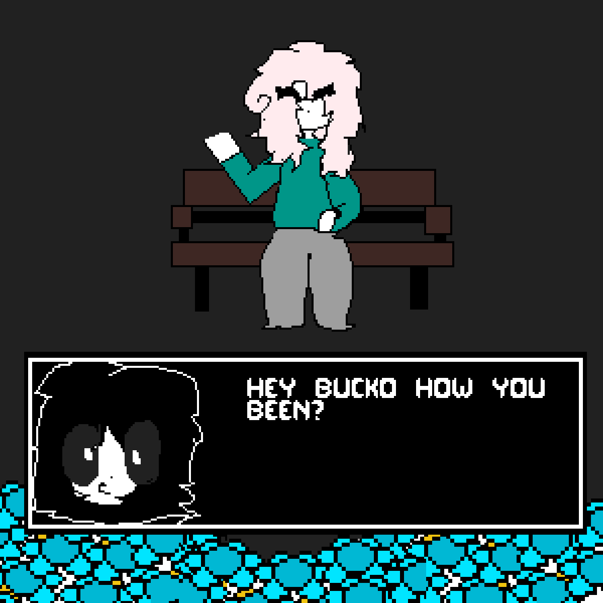 cyan soul by EvedeeGames - Pixilart