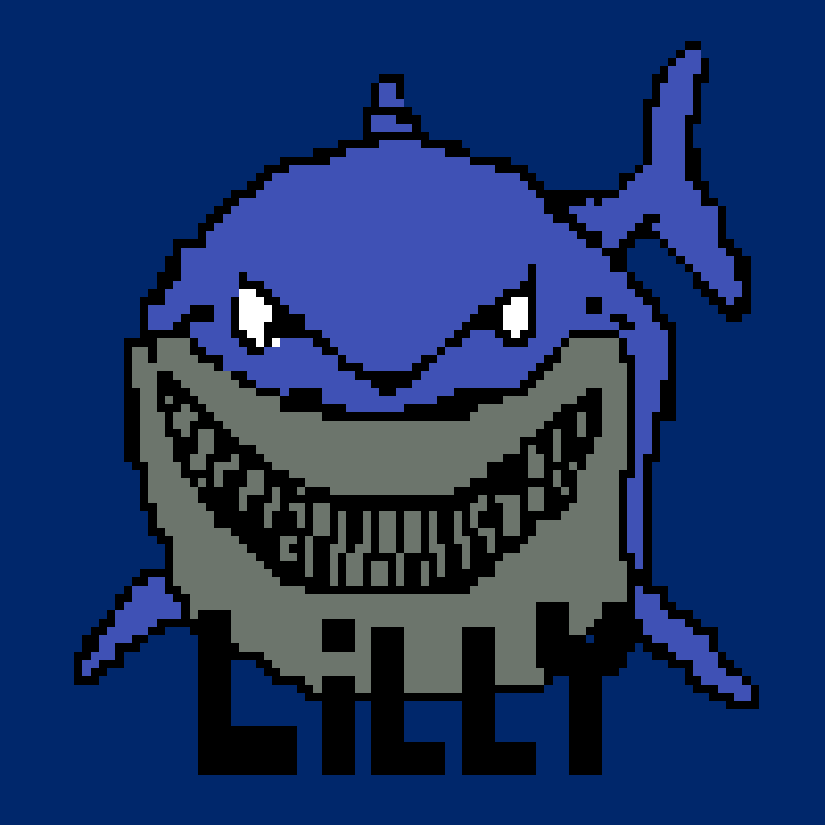 Editing Shark Pixel Art - Free online pixel art drawing tool - Pixilart