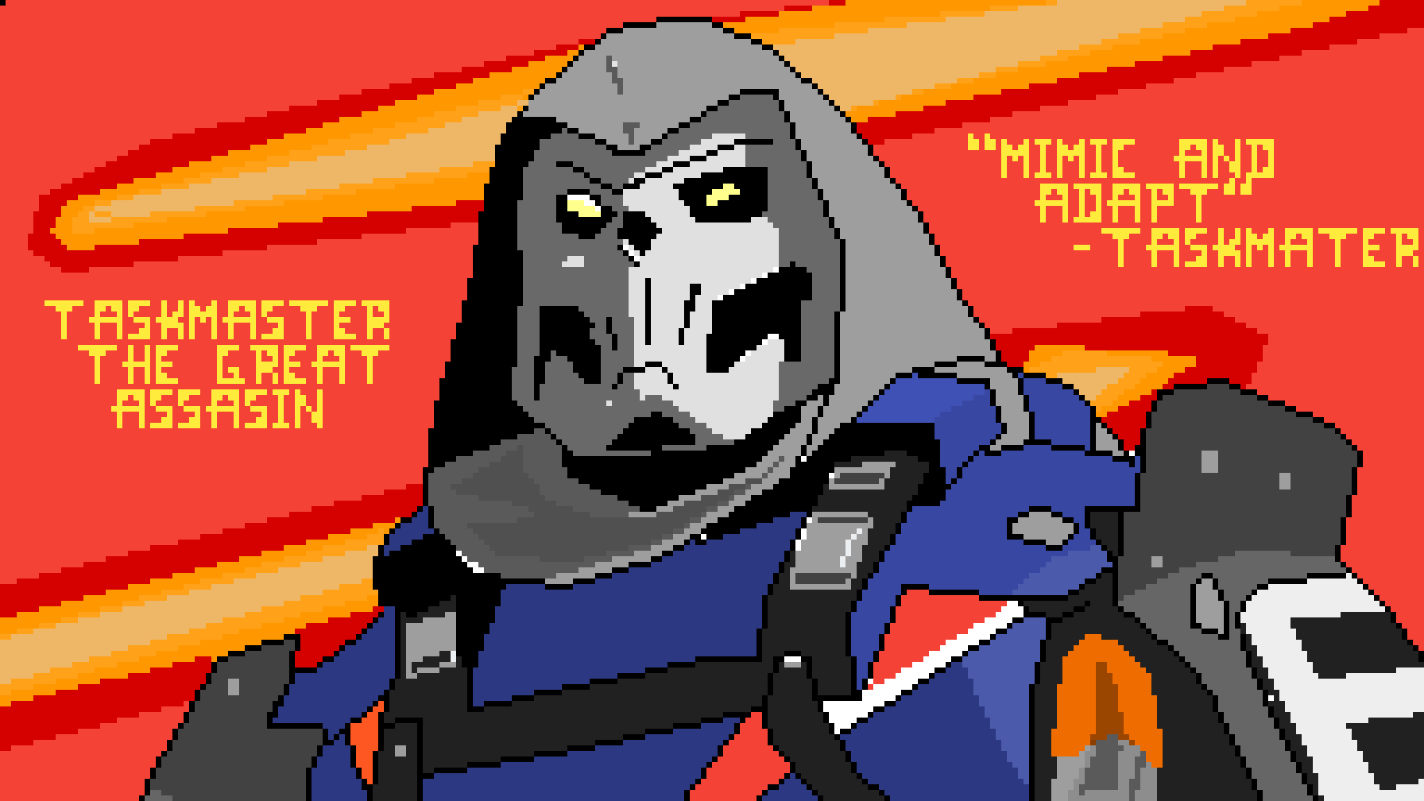 Pixilart - Taskmaster by XDSupremeMFace