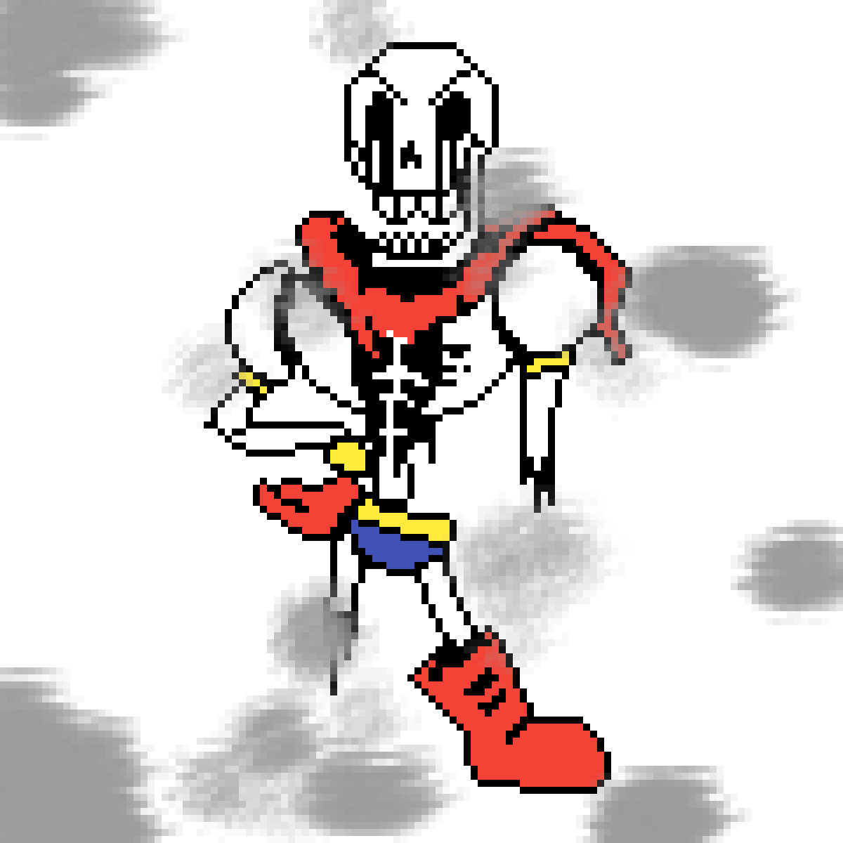 Pixilart - deathtale papyrus by Wolfmastersans